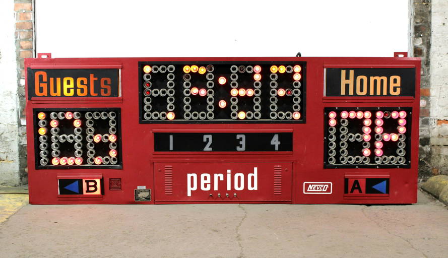 8ft Nevco Light Up Scoreboard