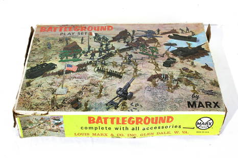 Marx Battleground Playset W/ Box