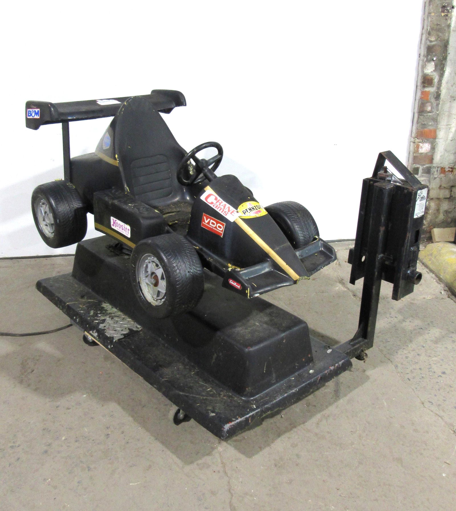 Race Car Coin Operated Kiddie Ride