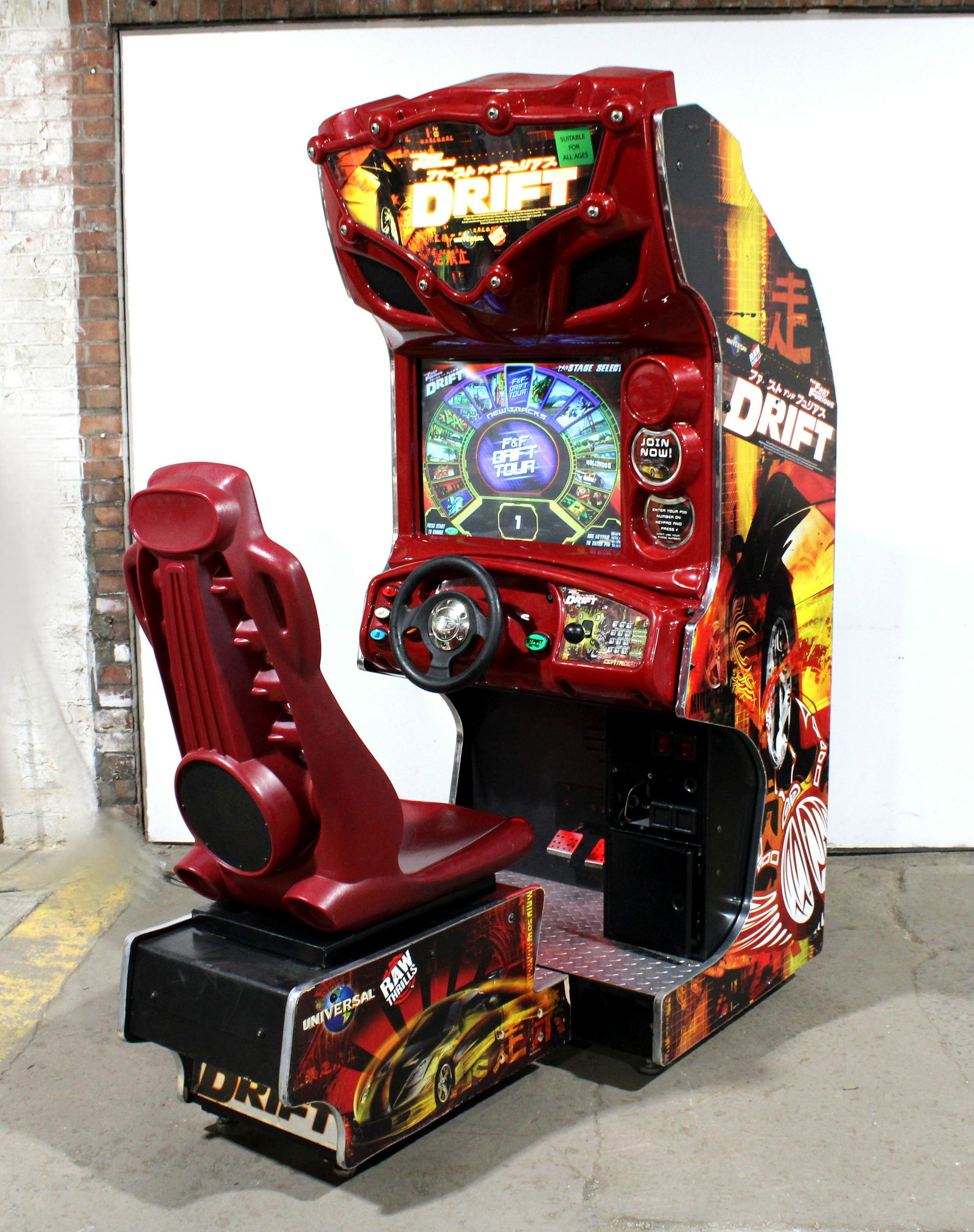 Fast And Furious Tokyo Drift Racing Arcade Game
