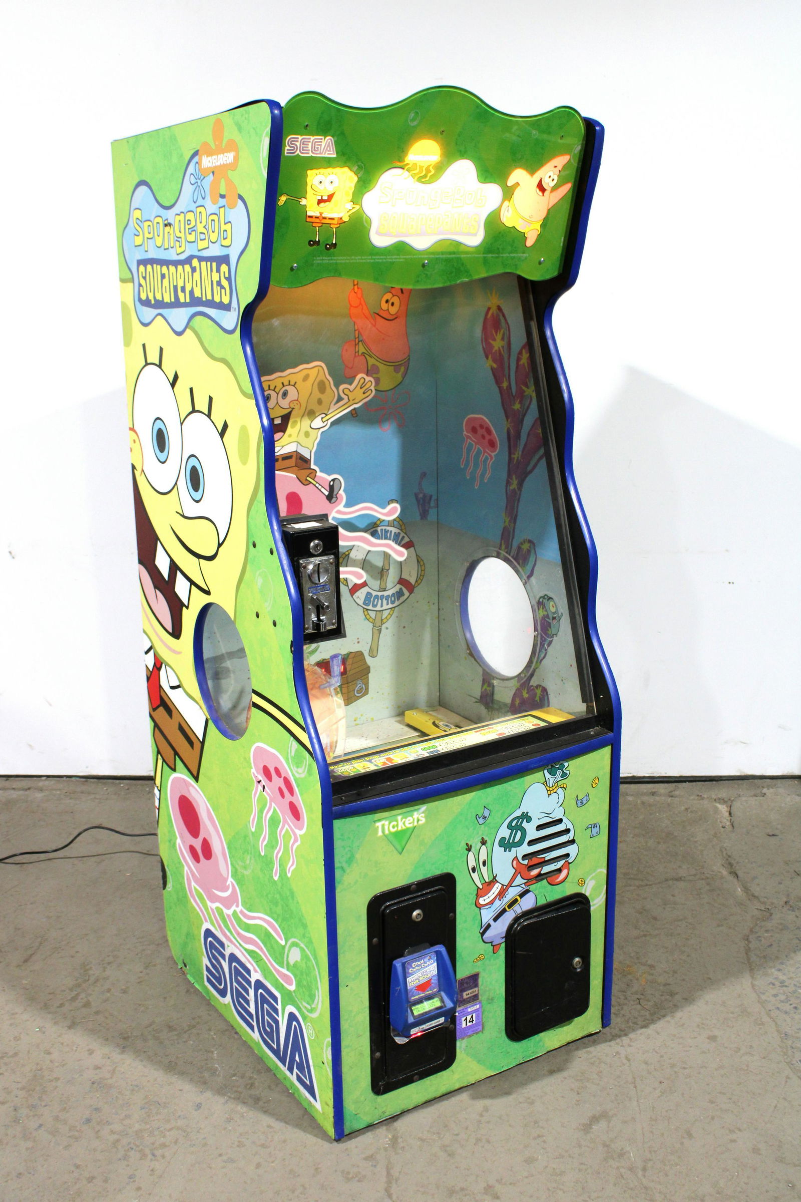 Sega Spongebob Squarepants Ticket Arcade Game - Jun 24, 2021 | Jaybird ...