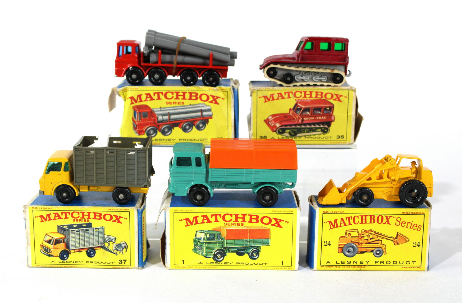 Matchbox Cars Incl. #1 Mercedes Truck
