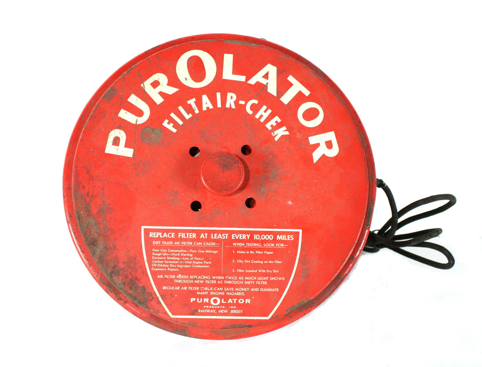 Purolator "filtair Chek" Air Filter Tester, 1950s