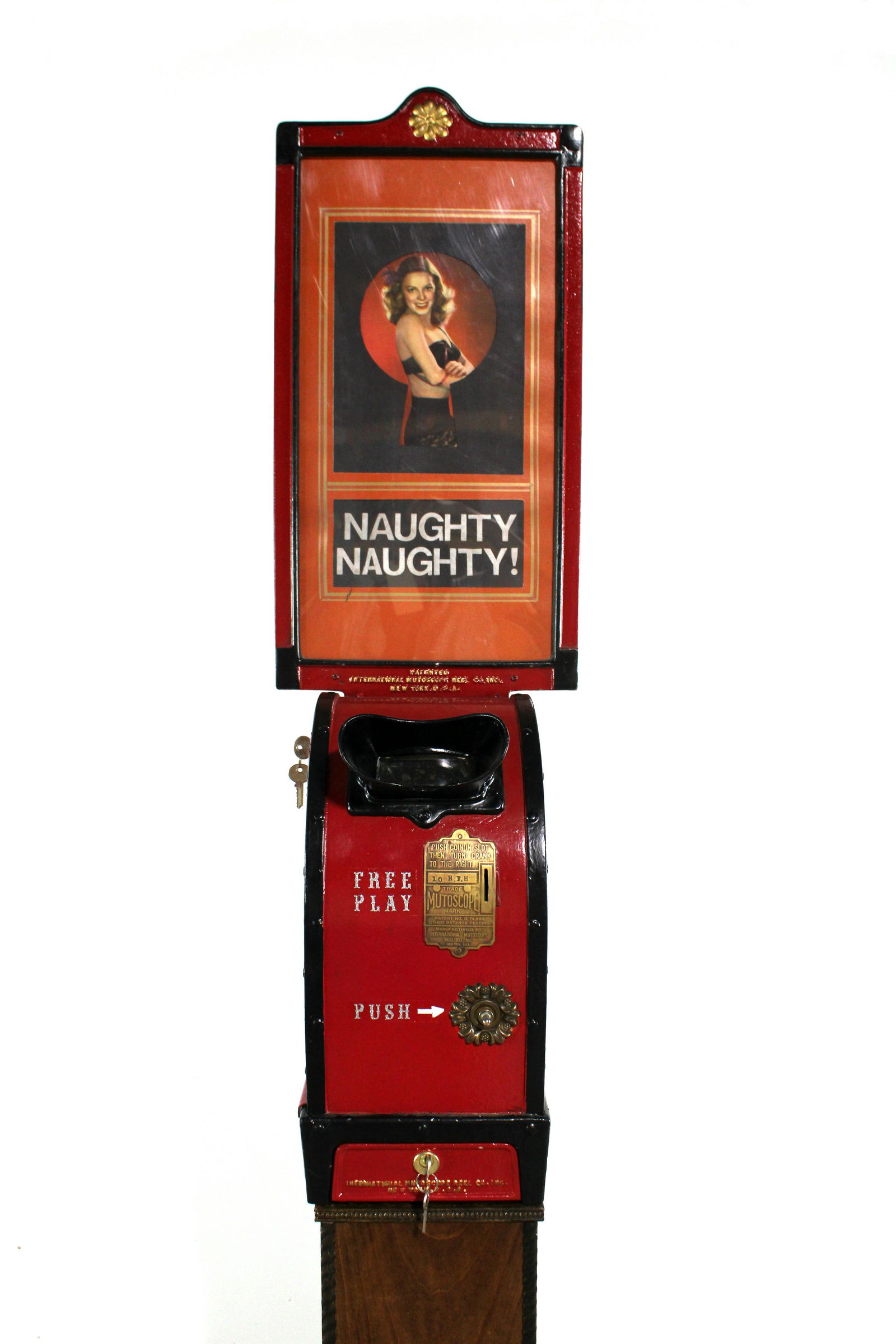 Mutoscope Coin Op Viewer w/ Naughty Naughty Reel, 1920s - Sep 16, 2021 ...