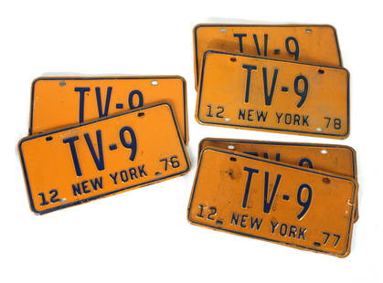 License Plate Sets, 1970s