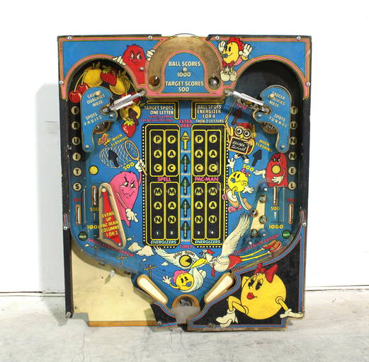 Bally Baby Pac Man Arcade Populated Playfield