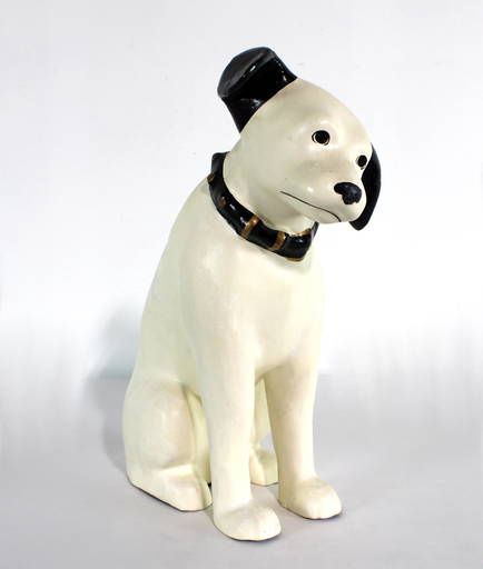 16" Rca Nipper Paper Mache Store Display, Circa 1940s