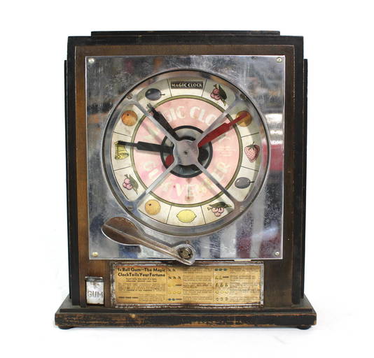 Keeney Magic Clock Coin Op Trade Stimulator, 1930s