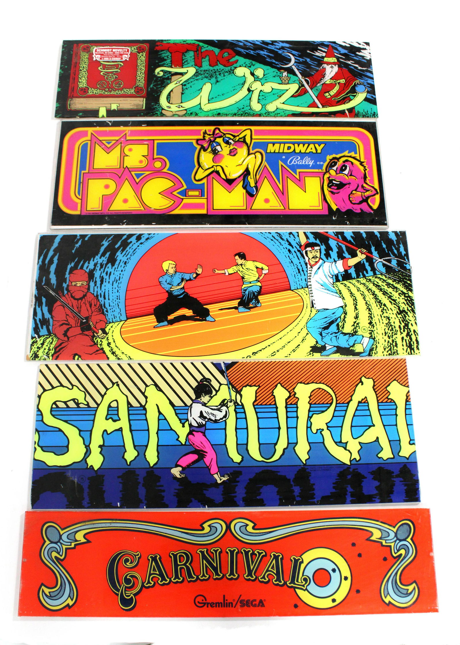 Arcade Headers Incl. Ms. Pac Man