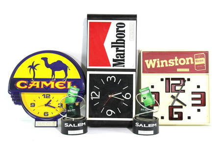 Merit Cigarette Clock