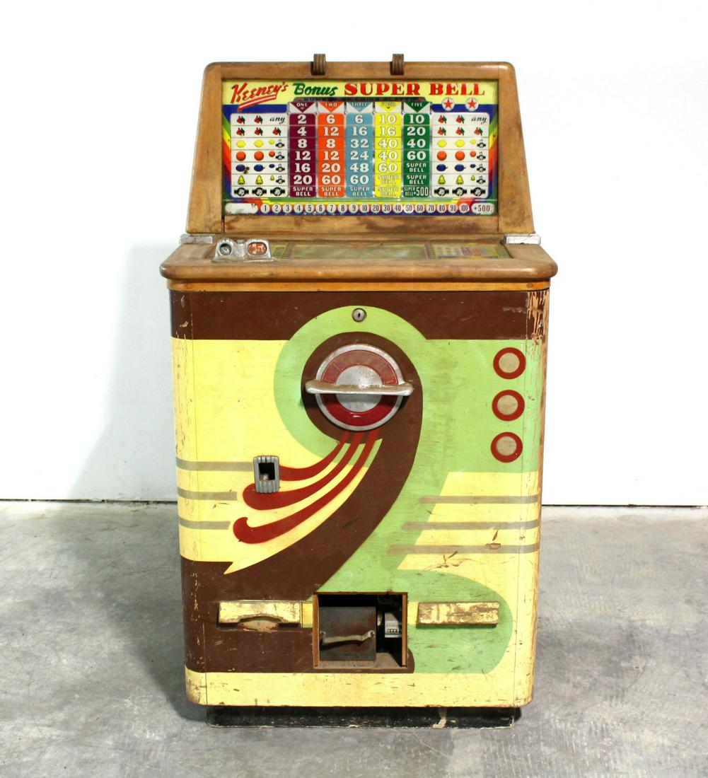 Keeney's Super Bell Coin Op Slot Machine