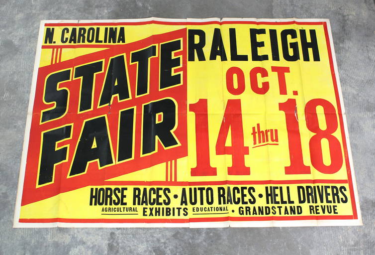 Raleigh, NC State Fair Horse Races, Auto Races & Hell (#0320) on Feb 24 ...