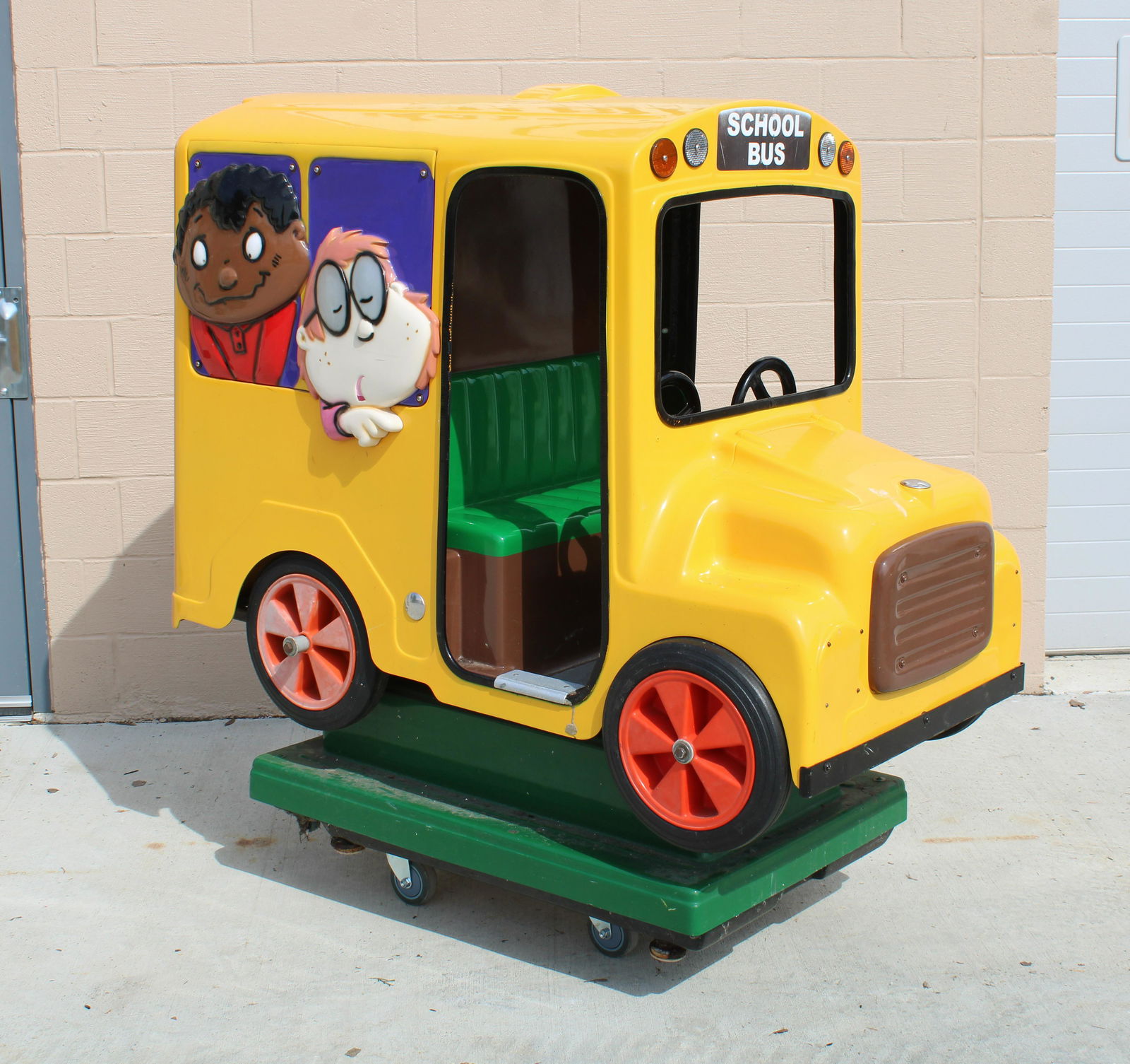 School Bus Coin Operated Kiddie Ride