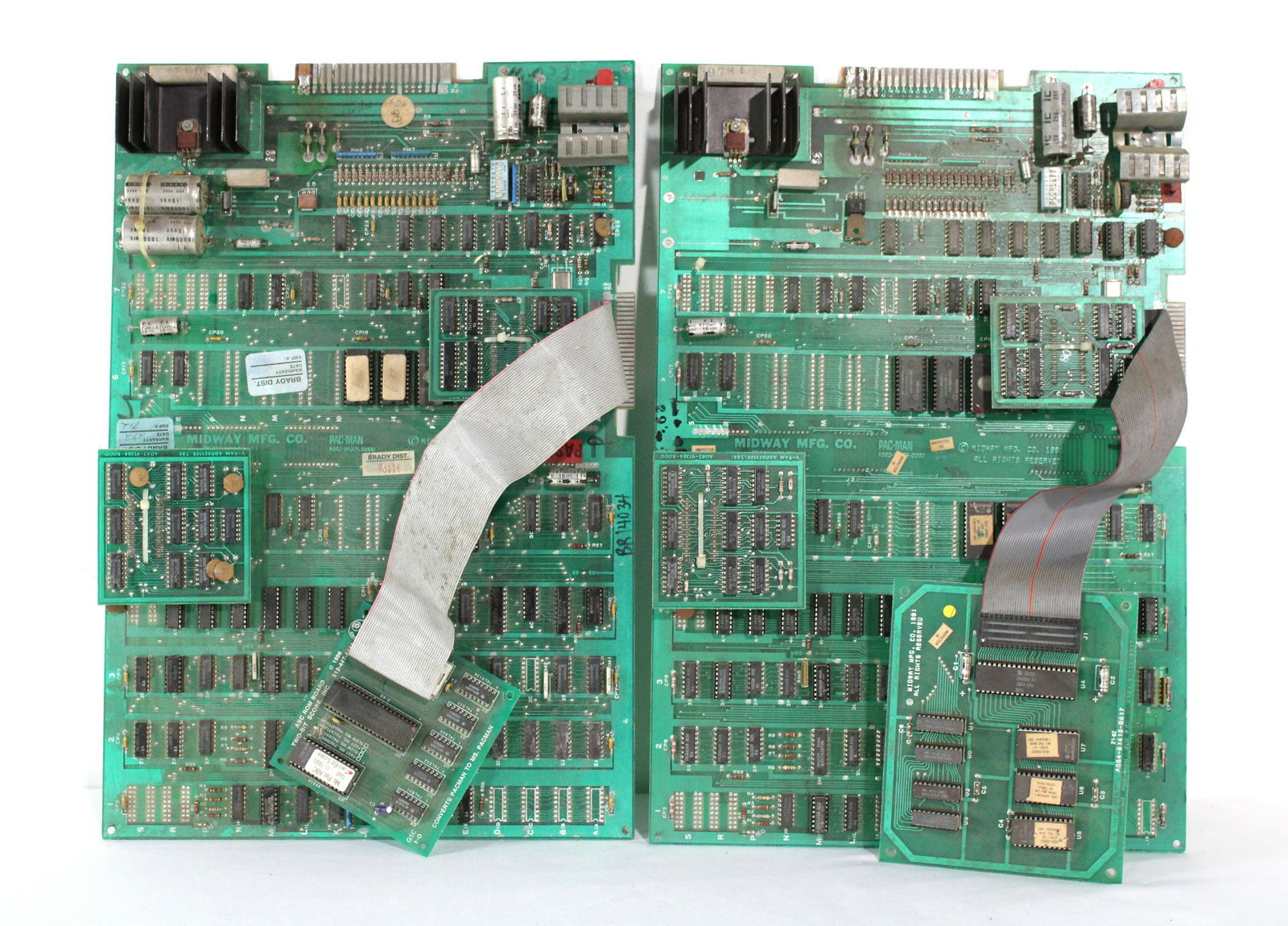 Bally Ms. Pac Man Arcade Game Boards