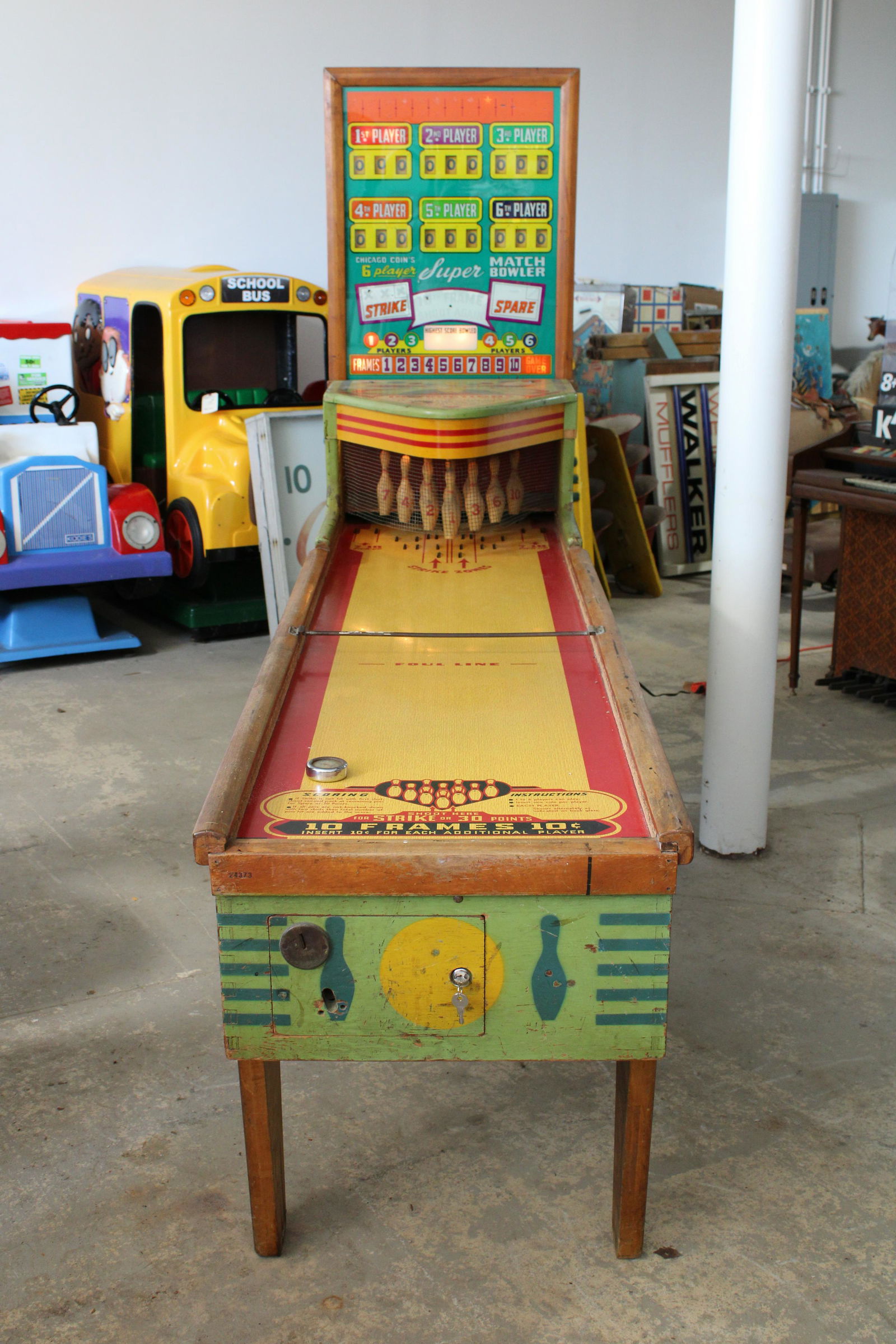 Chicago Coin Super Match Bowler Arcade Game