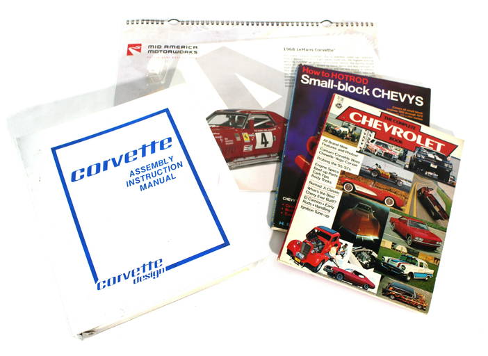 Corvette Assembly Instruction Binder, 1970s and Chevy Books/Calendar ...