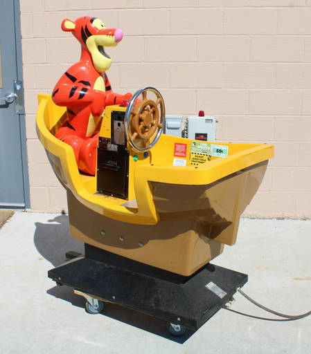 Tigger Boat Coin Op Kiddie Ride