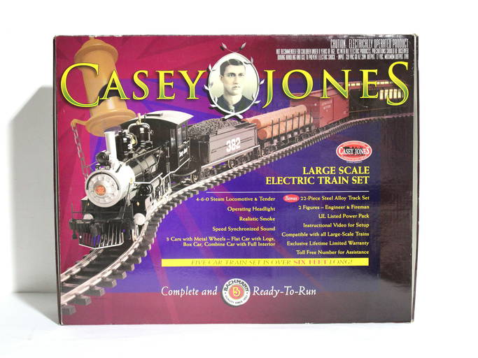 NIB Casey Jones Large Scale Electric Train Set (#0484) on Mar 31, 2022 ...