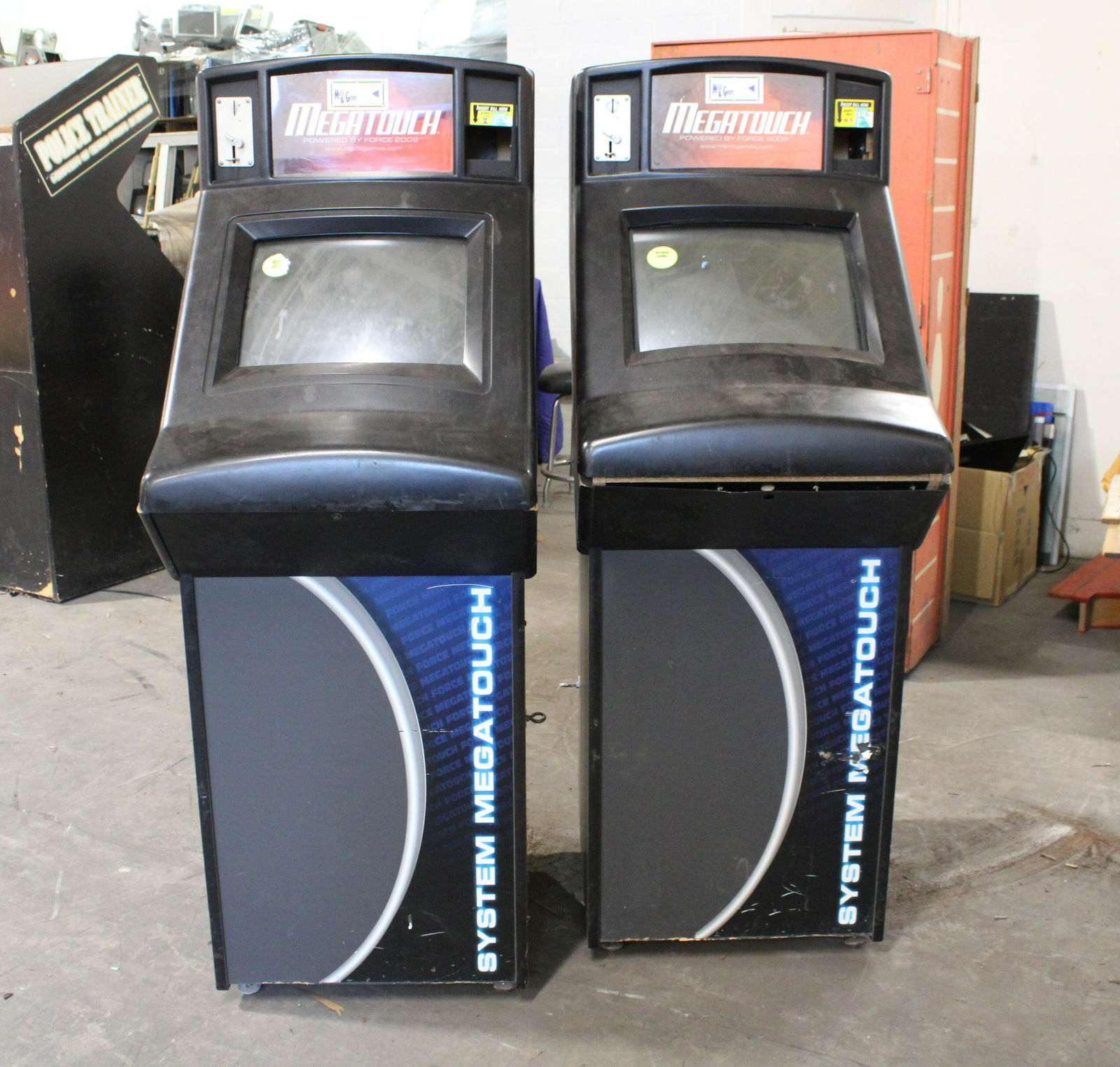 Two Megatouch Multigame Touchsceen Upright Arcades