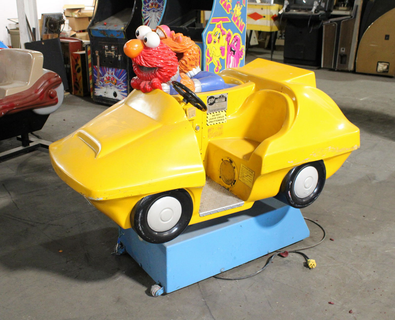 Licensed Sesame St. Bert & Ernie Fire Truck Kiddie Ride