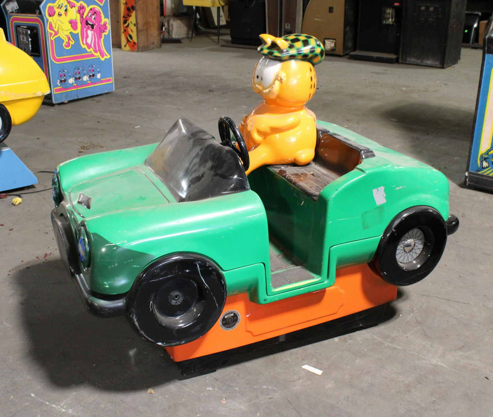 Garfield Coin Operated Licensed Kiddie Ride