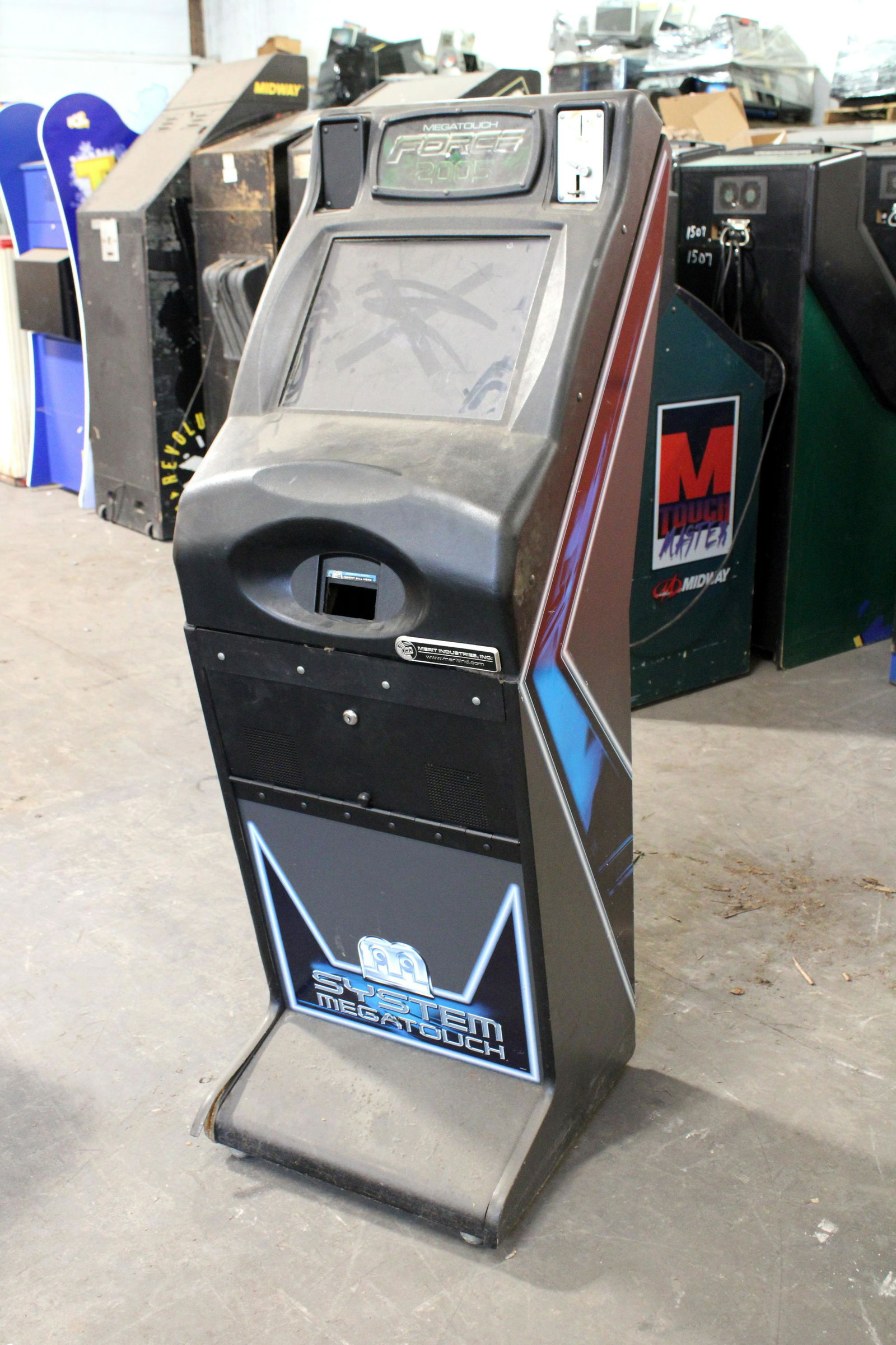 Megatouch Force 2005 Upright Flat Screen Touchscreen Arcade
