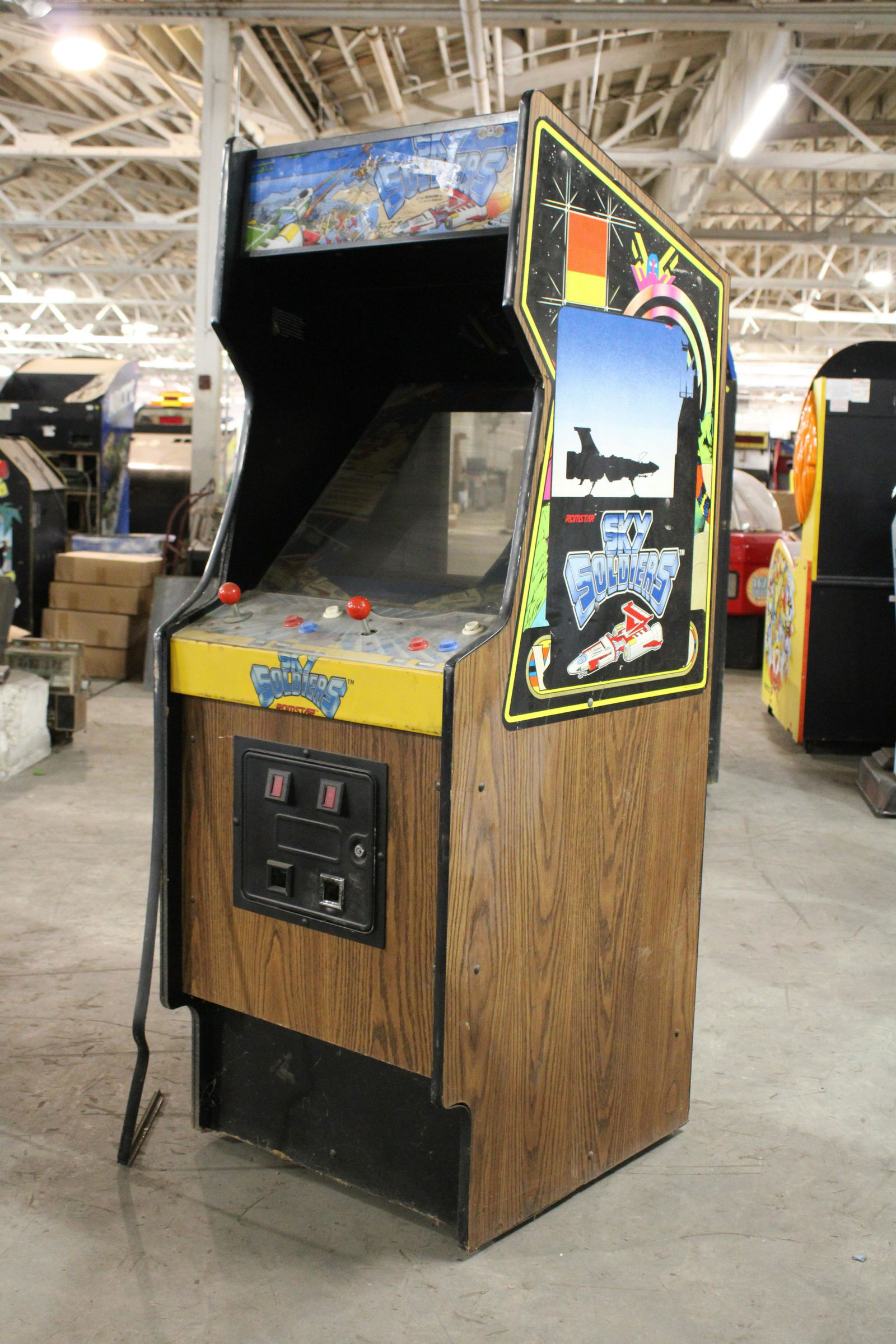 Romstar Sky Soldiers Arcade Game - Apr 28, 2022 | Jaybird Auctions in MD