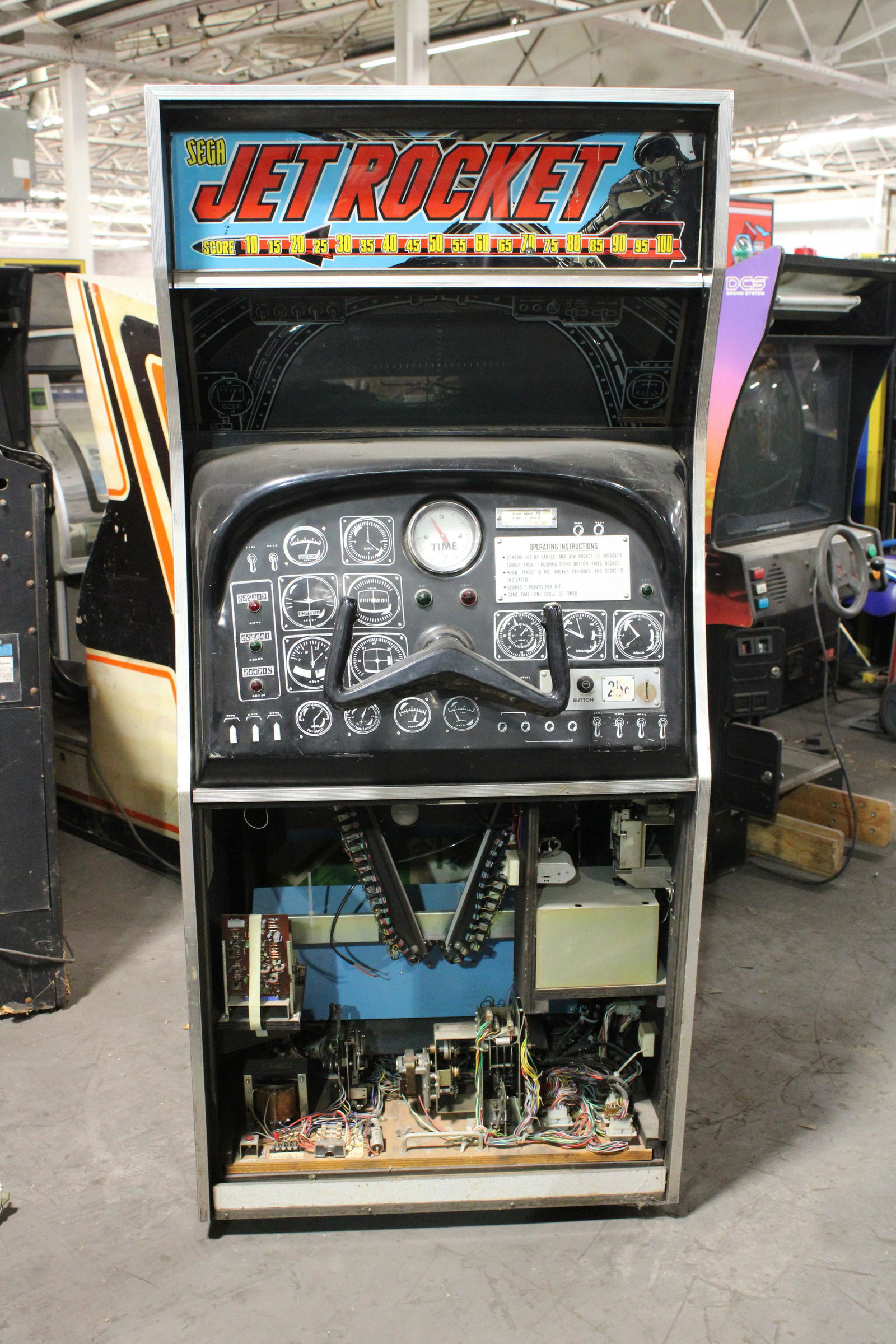 Sega Jet Rocket Arcade Game (#0300) on Apr 28, 2022 | Jaybird Auctions ...
