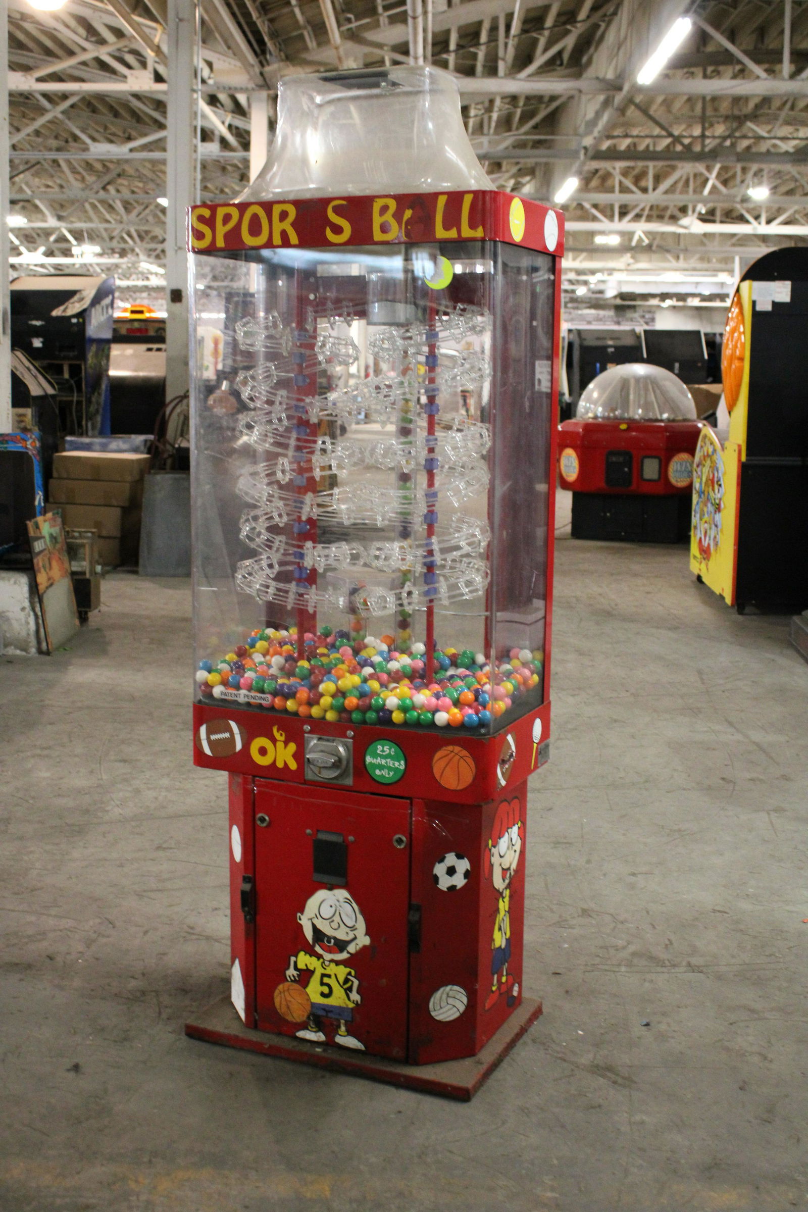 Sports Ball Gumball Machine