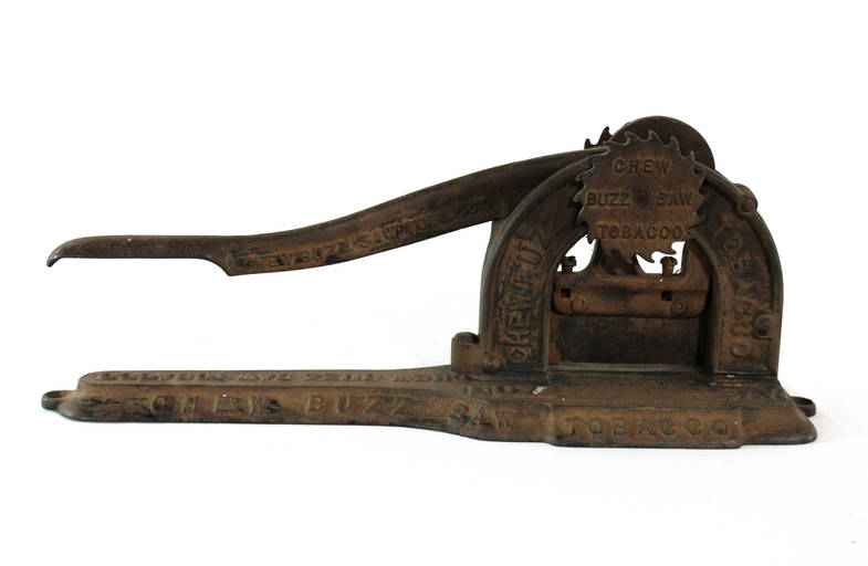 Buzz Saw Cast-Iron Tobacco Plug Cutter, 1890s - May 26, 2022 | Jaybird ...