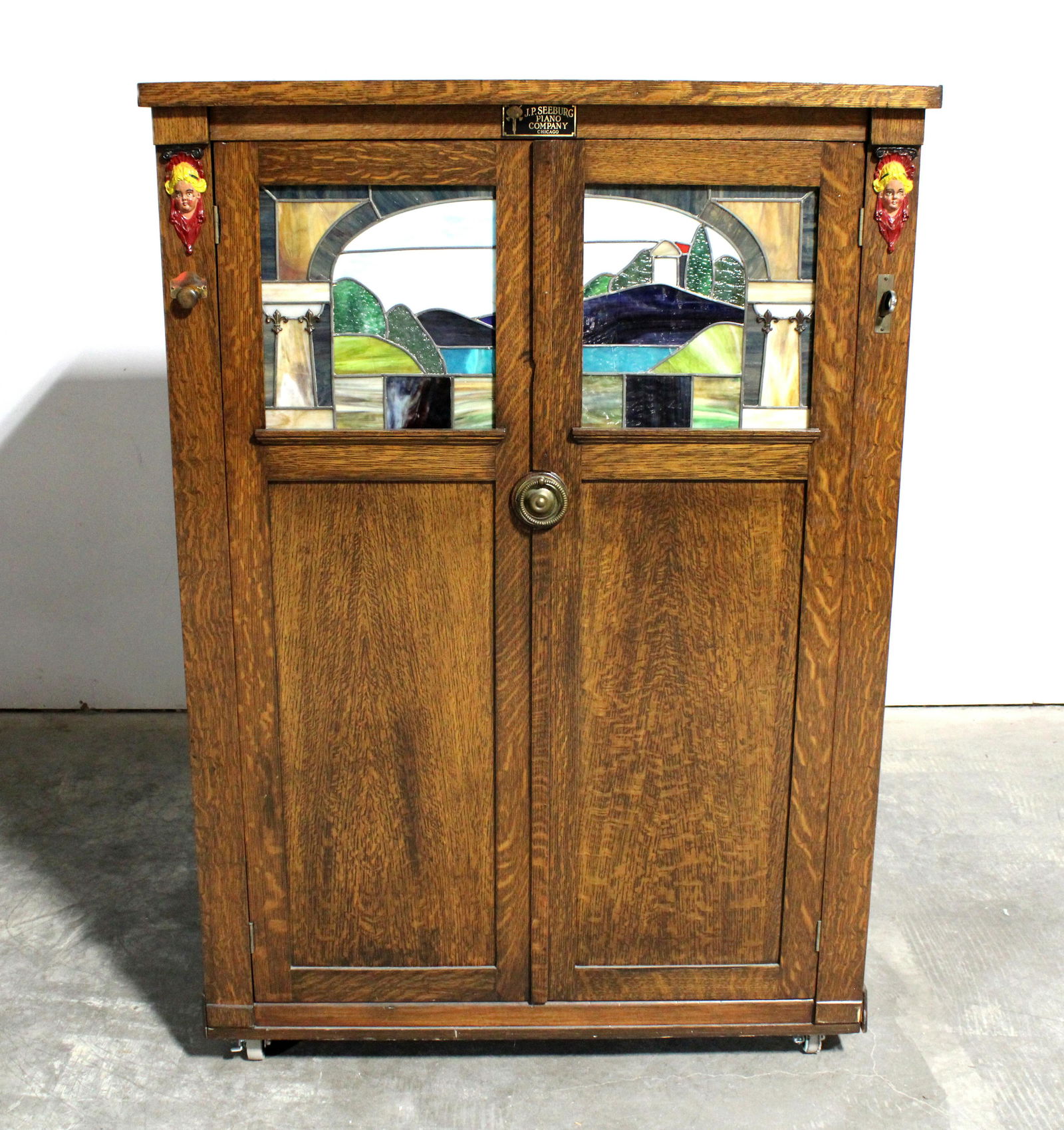 J.p. Seeburg Style L Coin Operated Nickelodeon Player Piano