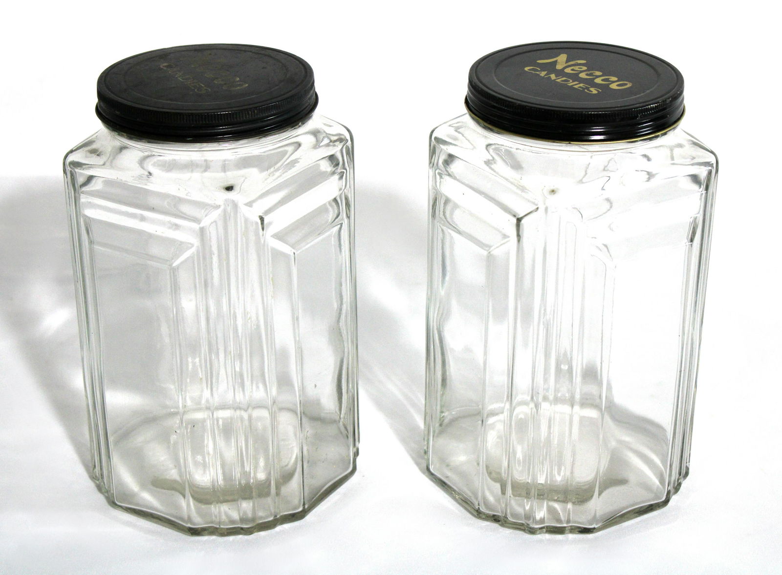 Necco Art Deco Glass Jars - May 26, 2022 | Jaybird Auctions in MD