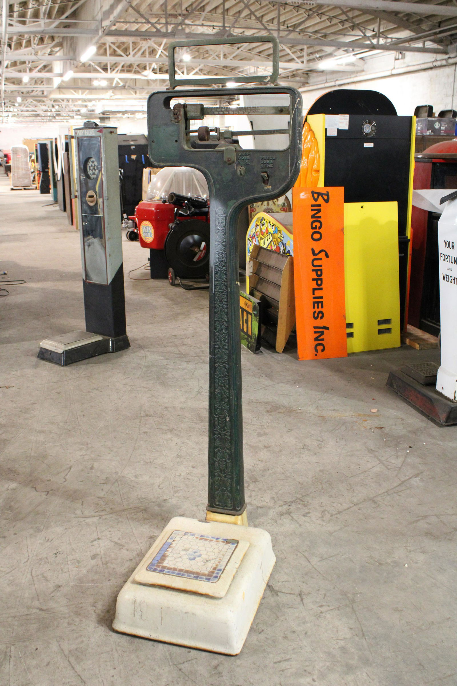 Cast Iron Ornate Peerless Penny Scale - Jun 09, 2022 | Jaybird Auctions ...