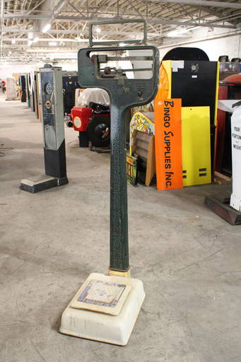 Cast Iron Ornate Peerless Penny Scale