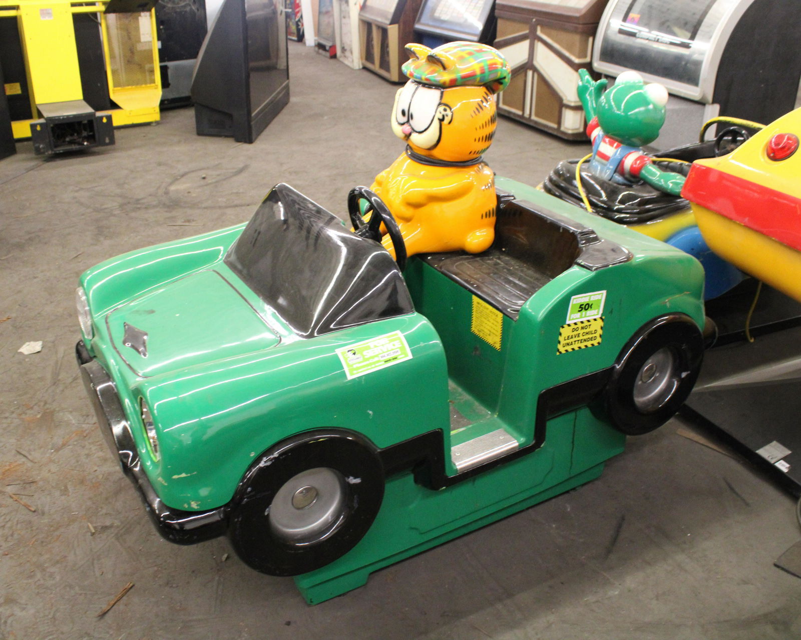 Garfield Coin Op Kiddie Ride - Jun 09, 2022 | Jaybird Auctions in MD