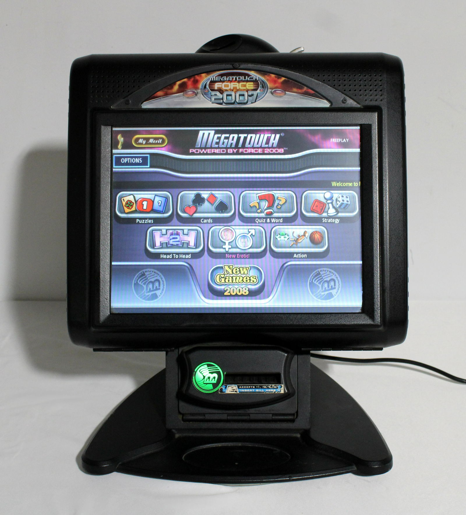 Megatouch Force Touchscreen Arcade, Incl. Photo Hunt (#0049) on Jul 07 ...