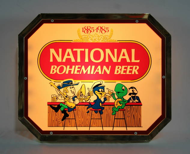 National Bohemian, Natty Boh 100 Year Anniv Light Up Sign (#0053) on ...