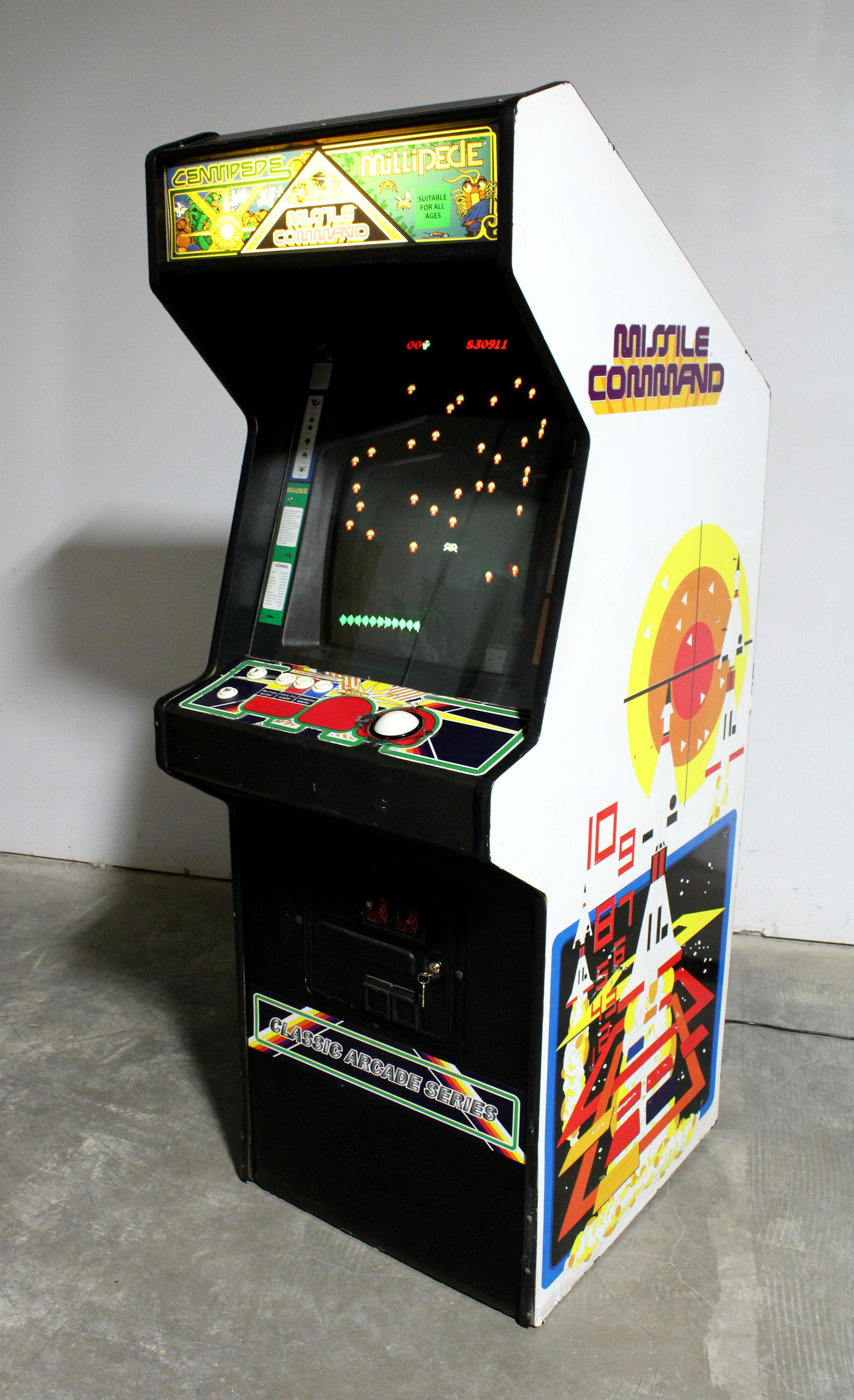 Classic Arcade Multicade Centipede, Millipede And Missile Command
