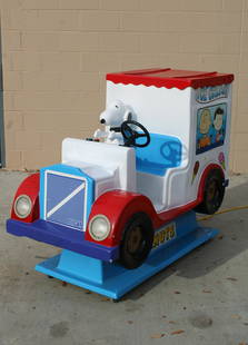 Snoopy Coin Op Kiddie Ride