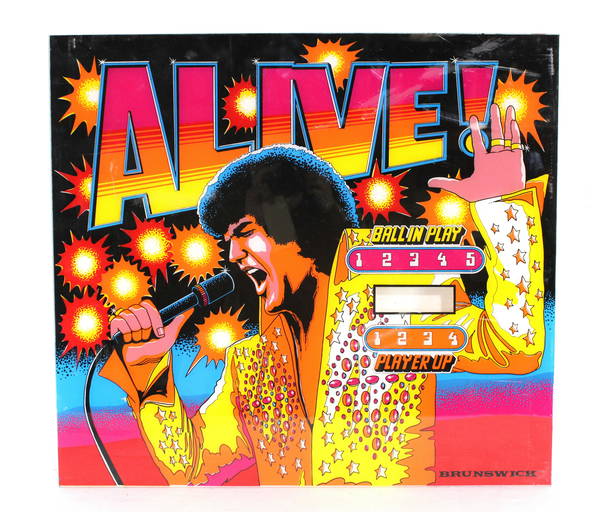 Alive! Elvis Brunswick Pinball Plexi (#0442) on Dec 01, 2022 | Jaybird ...