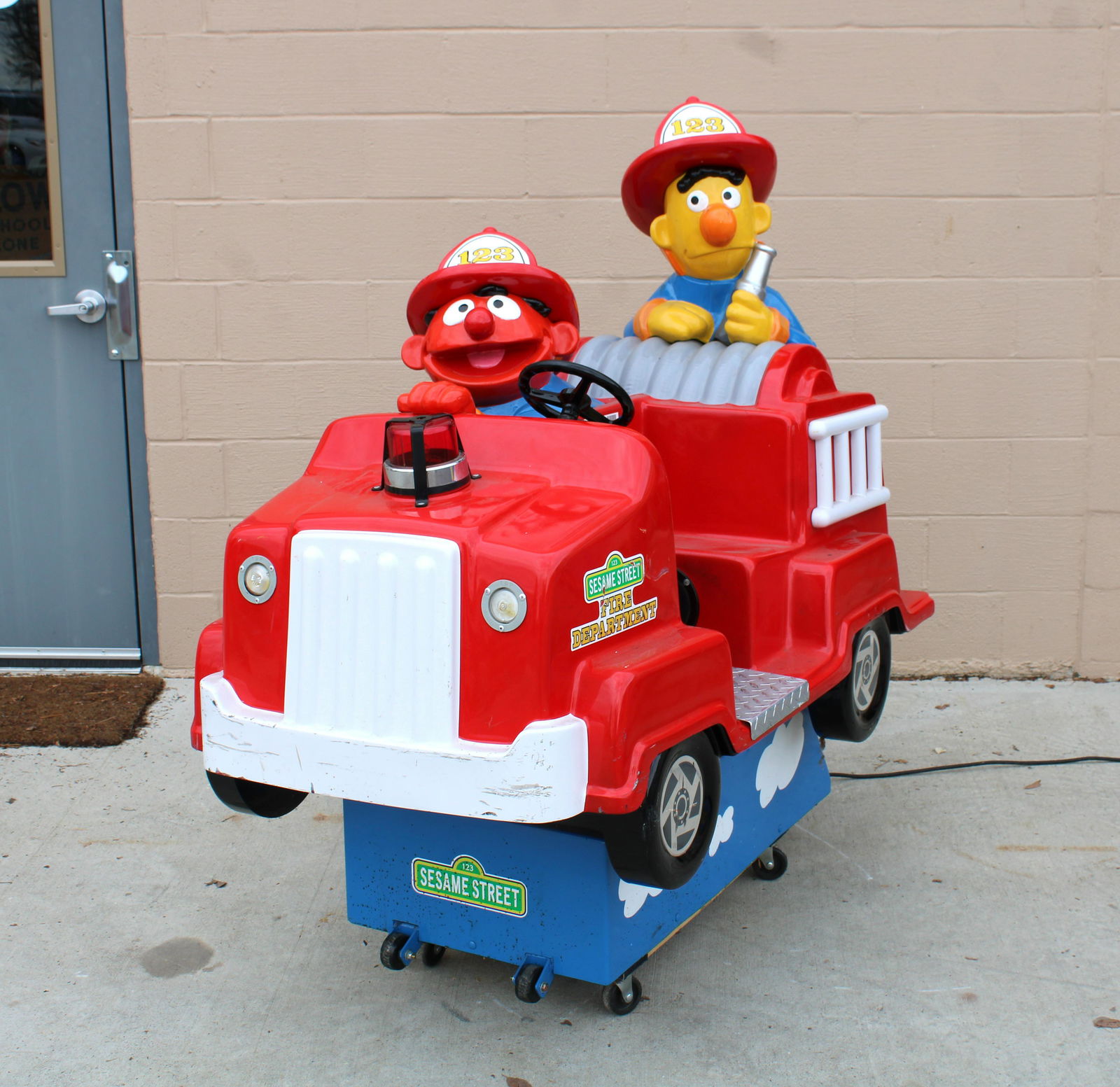 Bert And Ernie Coin Op Kiddie Ride