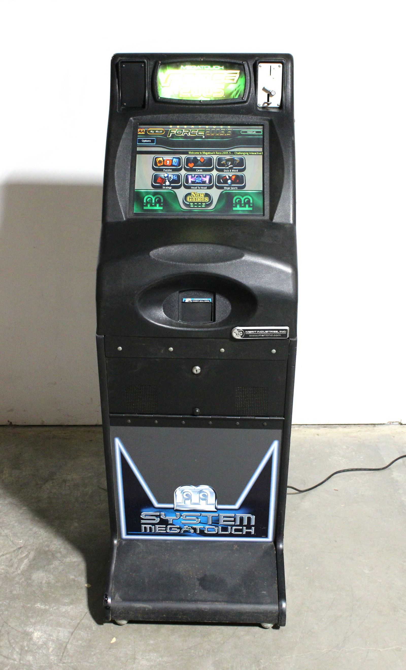 Megatouch Upright Force 2005 Touchscreen Arcade (#0128) on Jan 05, 2023 ...