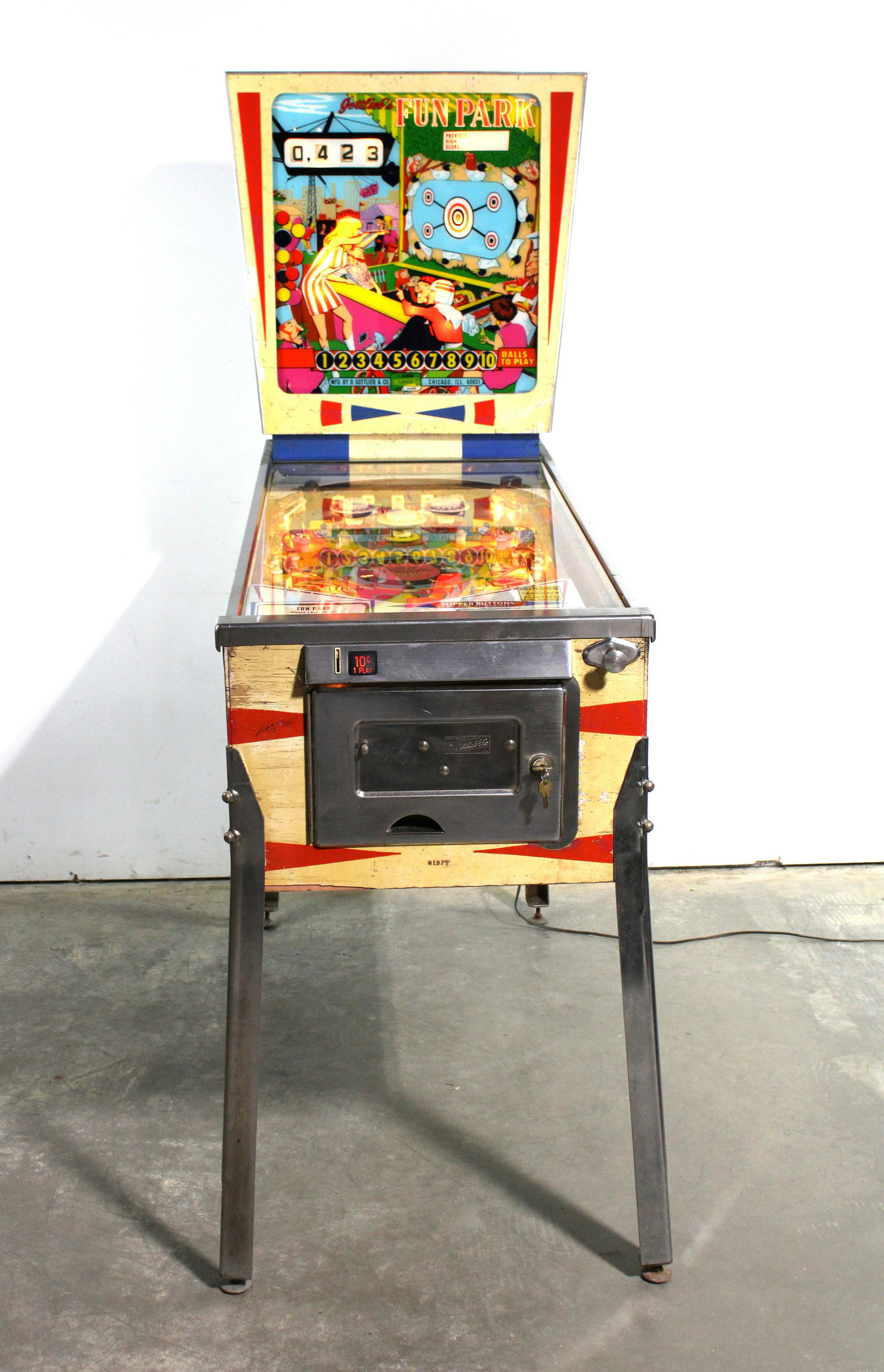 Gottlieb Fun Park Em Pinball Machine
