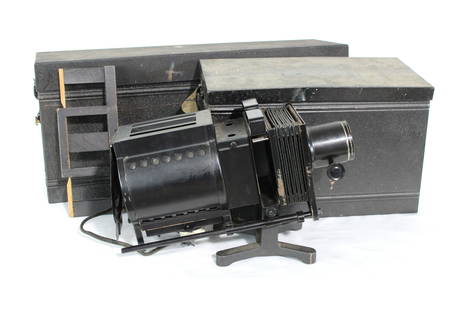 Two Lantern Slide Projectors, Together With A