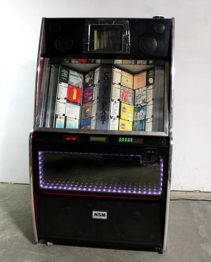 NSM Cosmic Blast CD Jukebox (#0293) on Feb 23, 2023 | Jaybird Auctions ...