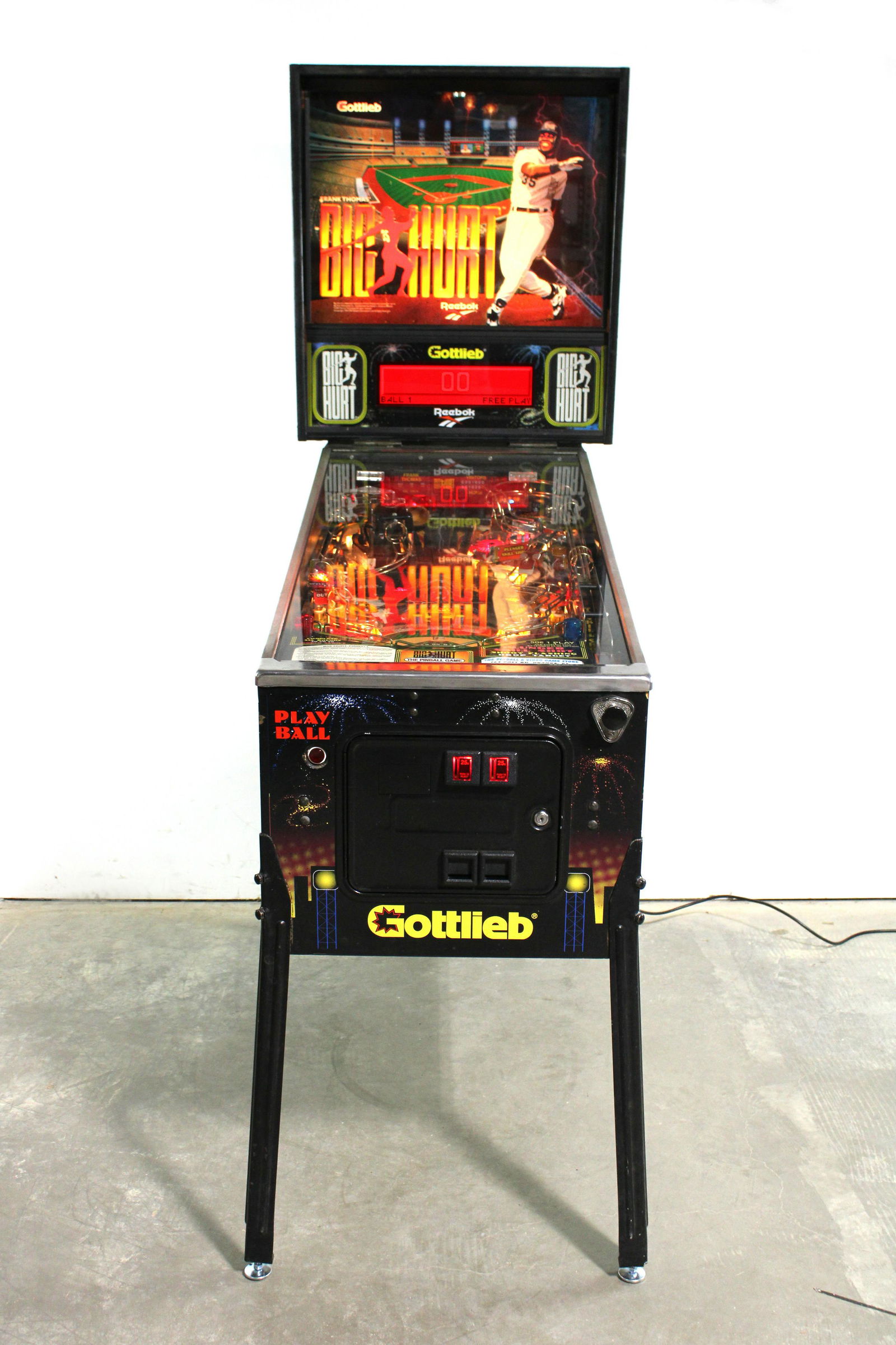 Gottlieb Frank Thomas' Big Hurt Pinball Machine
