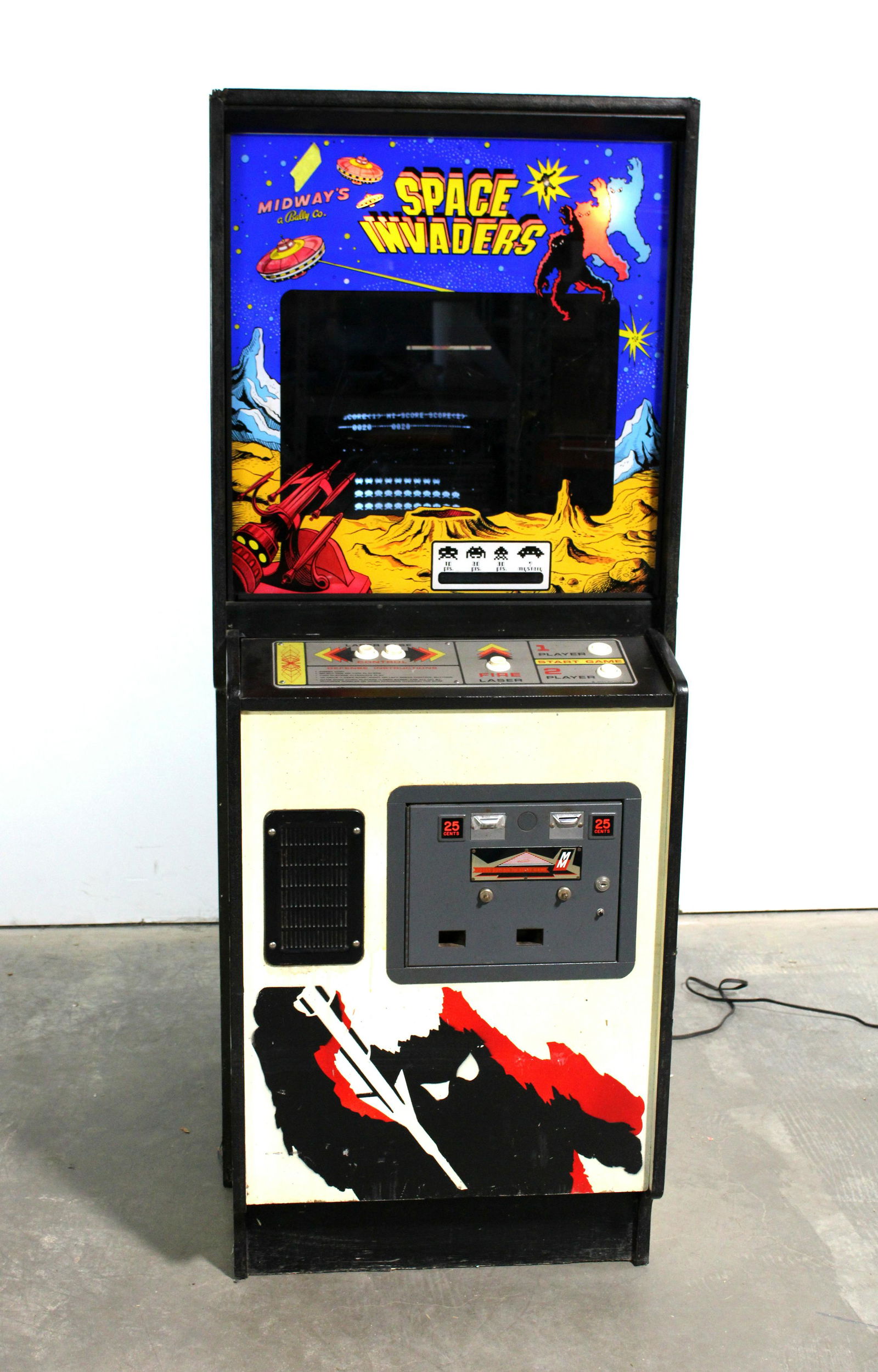 Midway Space Invaders Arcade Game