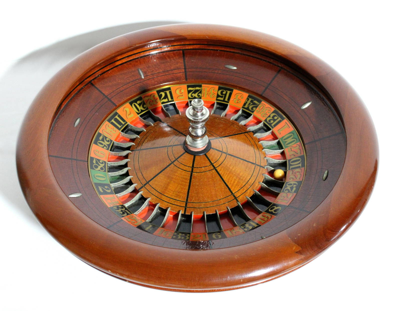 Professional Antique Portable Roulette Wheel in Box (#0016) on Mar 30 ...