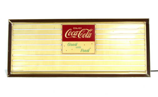 Coca Cola Menu Board Clock
