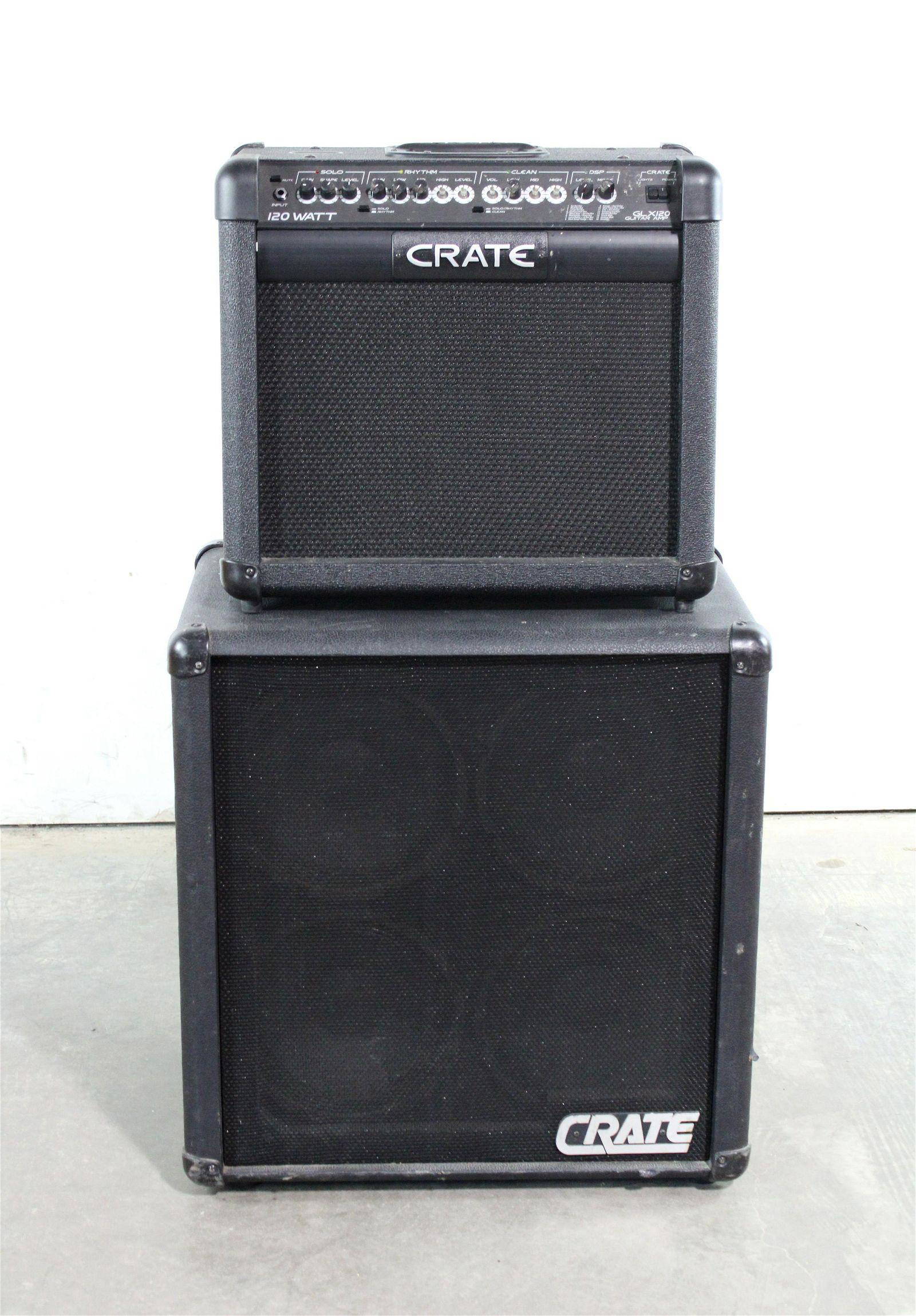 Crate GLX 120 Guitar Amp and SLM 410 Bass Amp (#0260) on Mar 30, 2023 ...